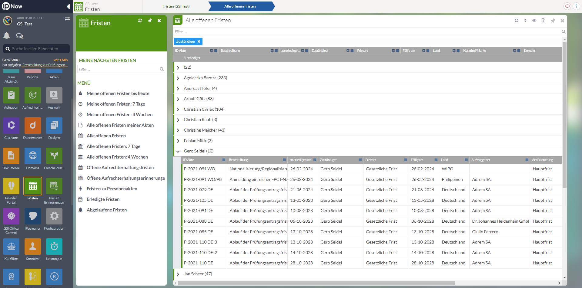 IP Now - cloudbasierte IP Management Software
